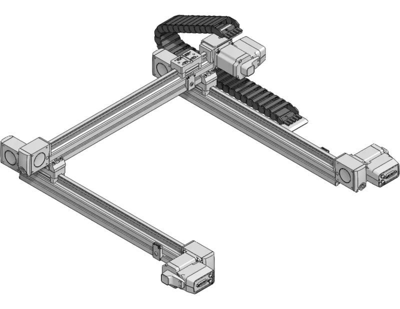LC40 - XY Dual Motor Gantry Configurator - LC40 GANTRIES, Versatile T-Slot Systems