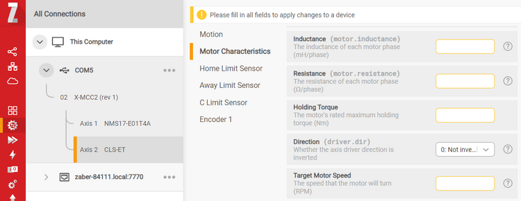 Advanced Hardware Setup Guide - Zaber