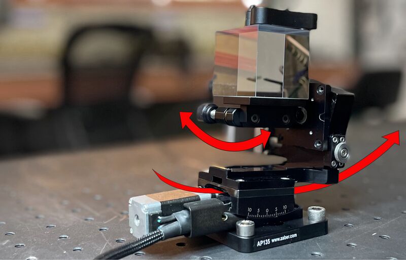 Build a miniature gimbal system with off-the-shelf hardware in minutes